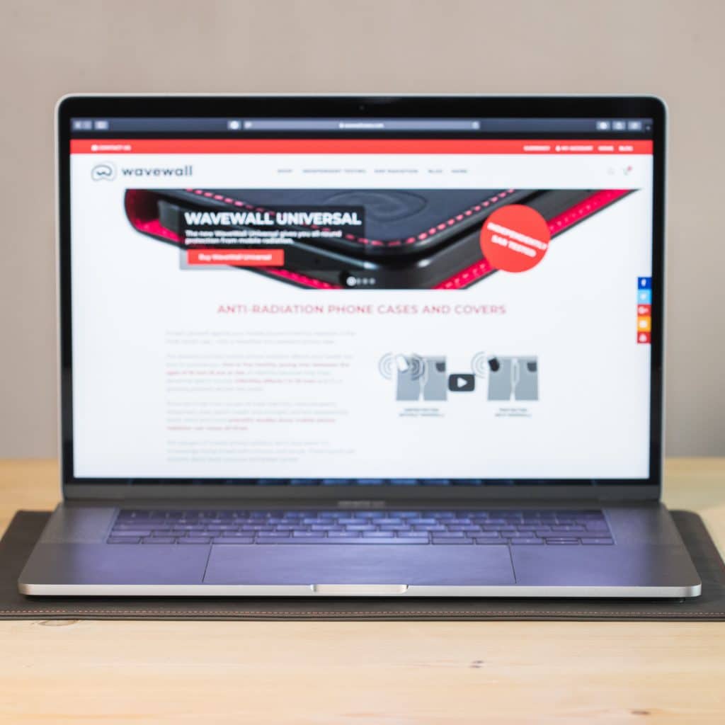 WaveWall Pad - Laptop Radiation Shield | WaveWall